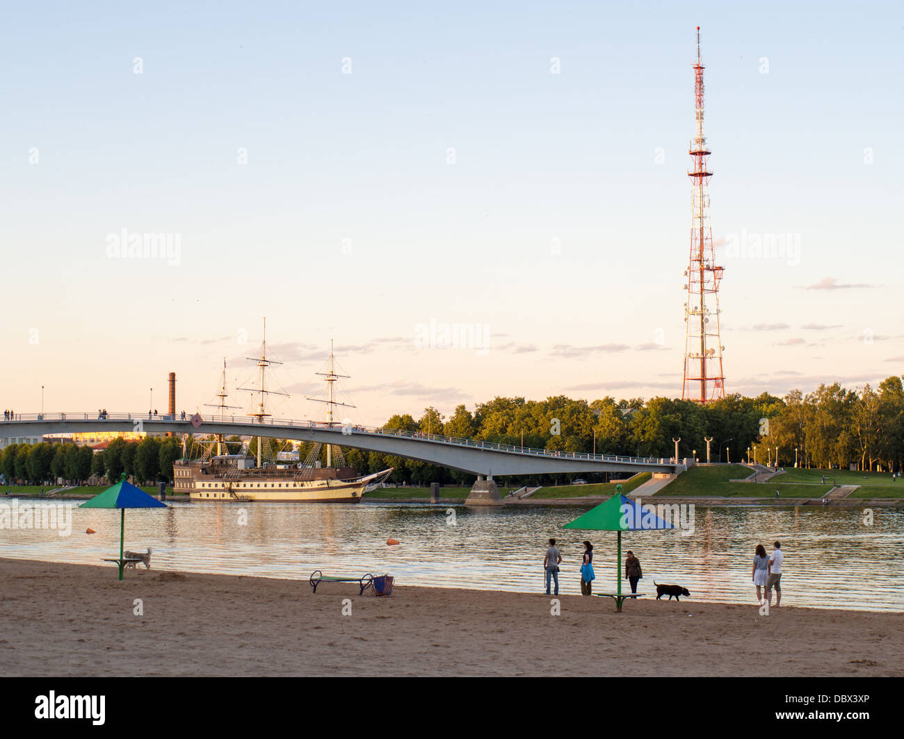 Volkhov river Banque de photographies et d’images à haute résolution ...