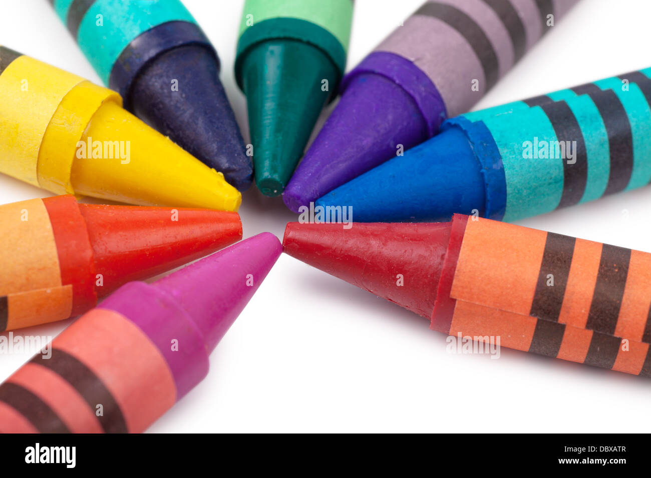 Crayon de cire noir Banque de photographies et d’images à haute ...