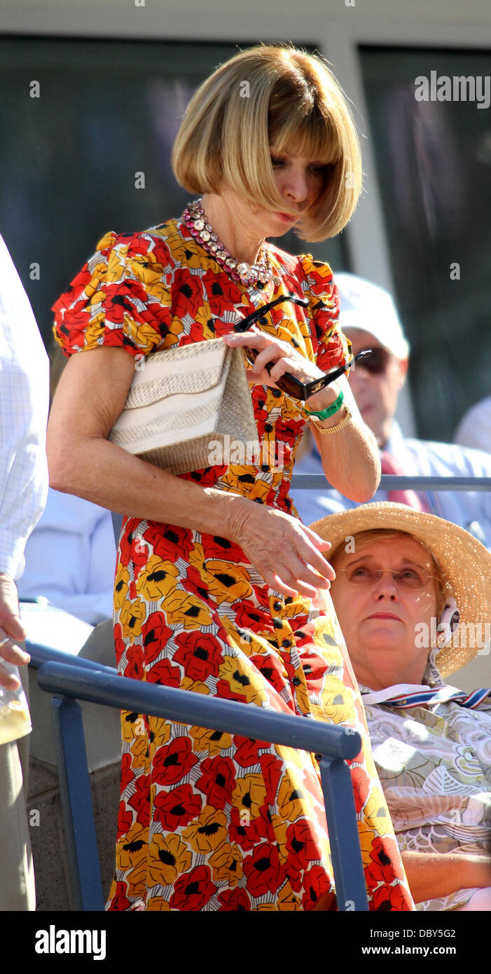 Roger federer and anna wintour Banque de photographies et d’images à ...