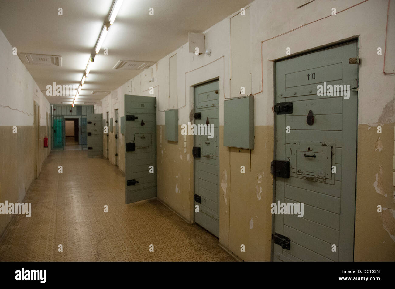 Allemagne, Berlin. Hohenschonhausen Prison, un centre de détention ...