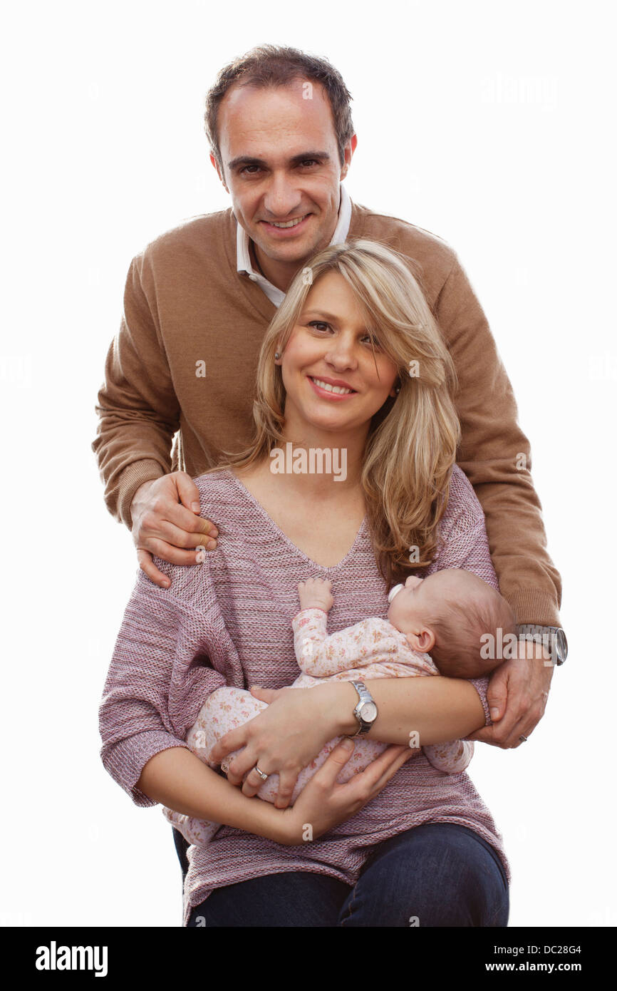 Couple avec jeune fille Banque de photographies et d’images à haute ...