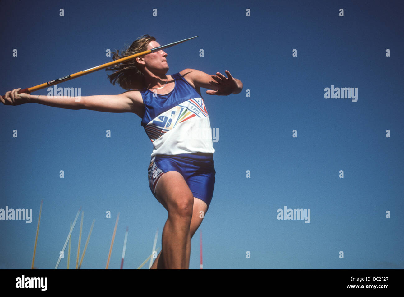 Olympics javelin thrower Banque de photographies et d’images à haute résolution - Alamy