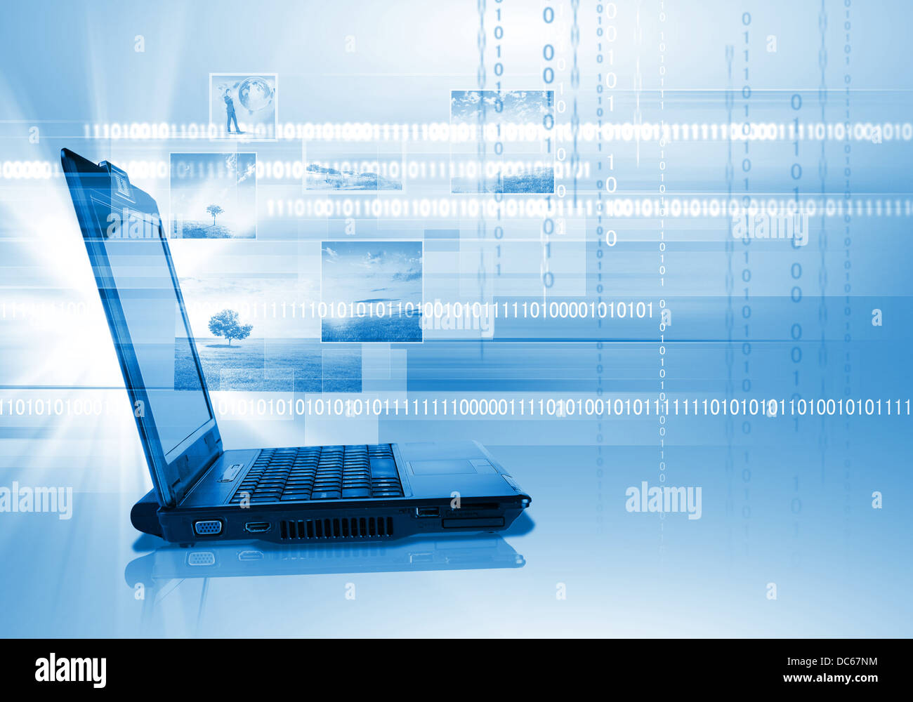 Collage de monitor de computadora Banque de photographies et d’images à ...