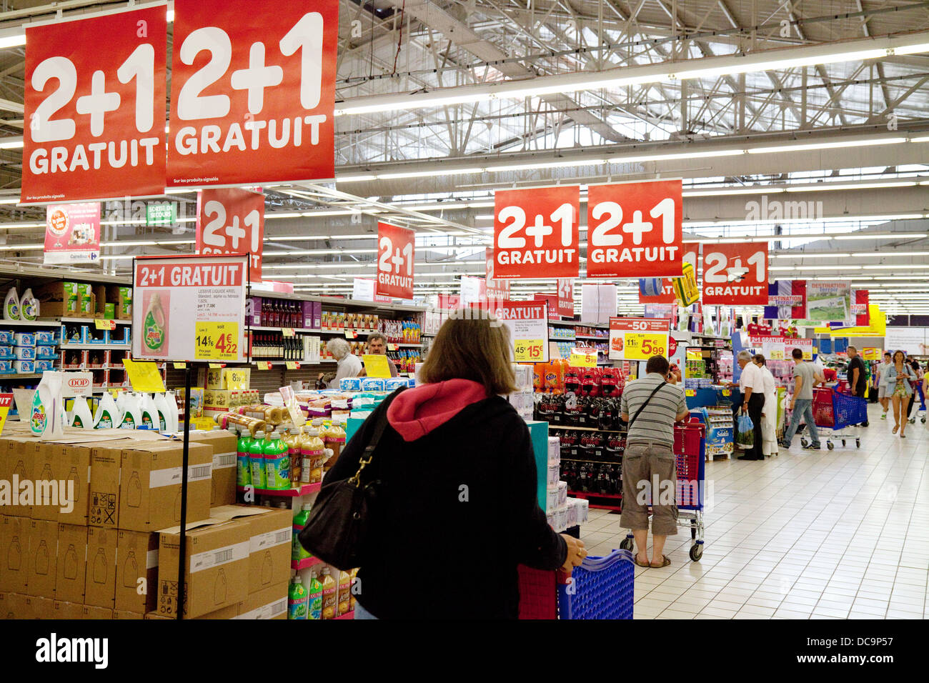 French supermarkets Banque de photographies et d’images à haute ...