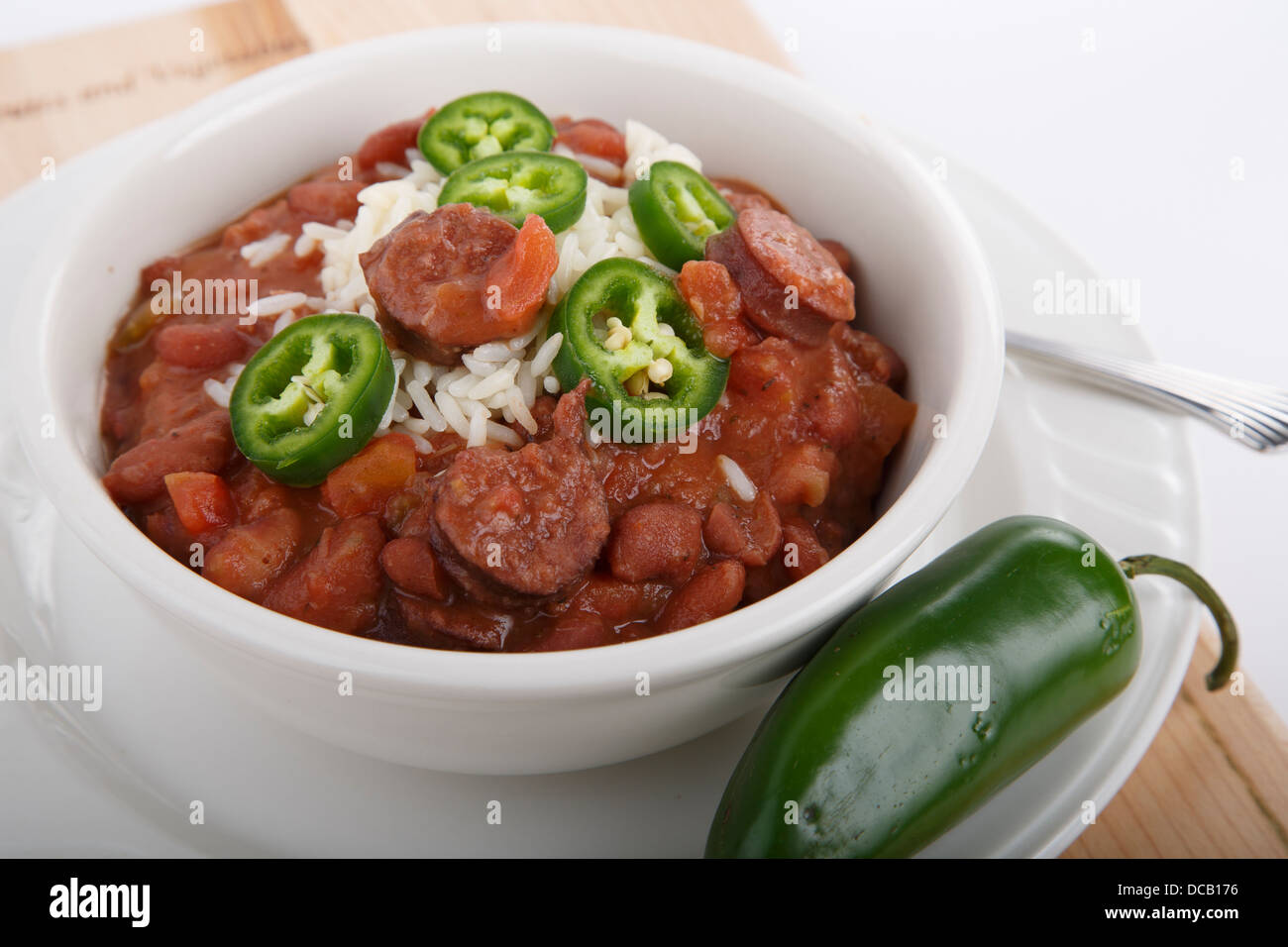 Haricots avec du riz Banque de photographies et d’images à haute ...
