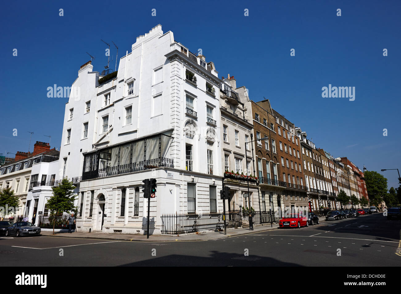 Vue générale de Harley Street London England UK Photo Stock - Alamy