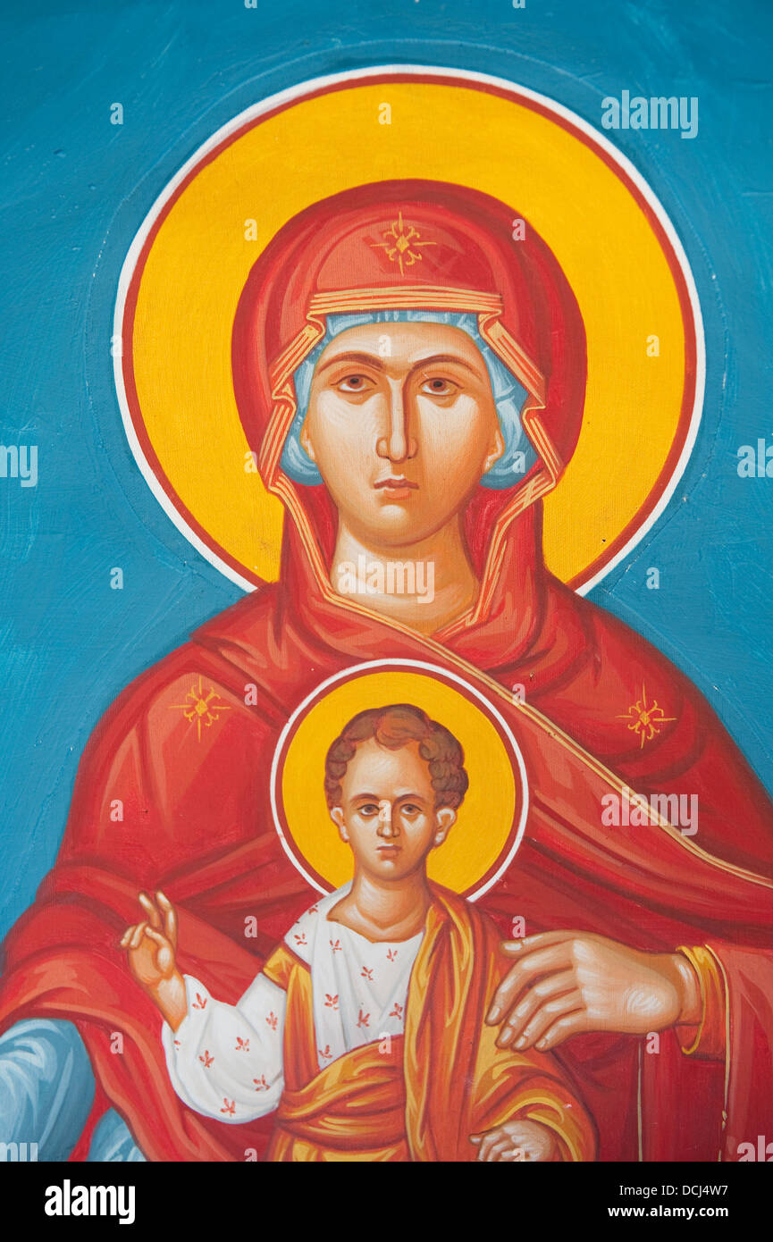 Fresque grecque orthodoxe Banque de photographies et d’images à haute ...