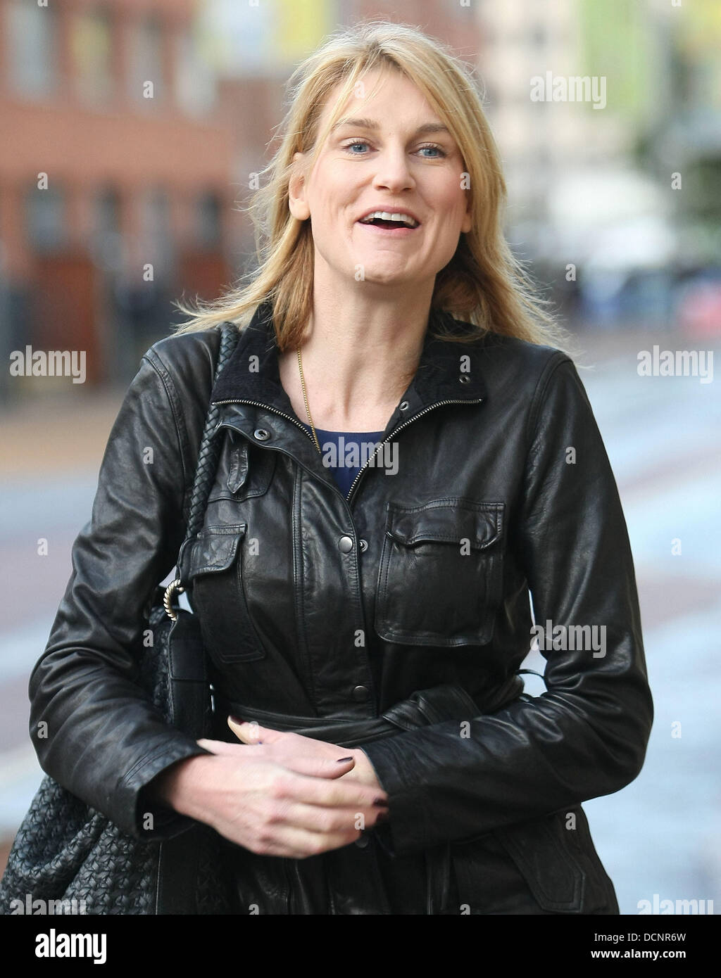 Sally bercow outside the itv studios london Banque de photographies et ...