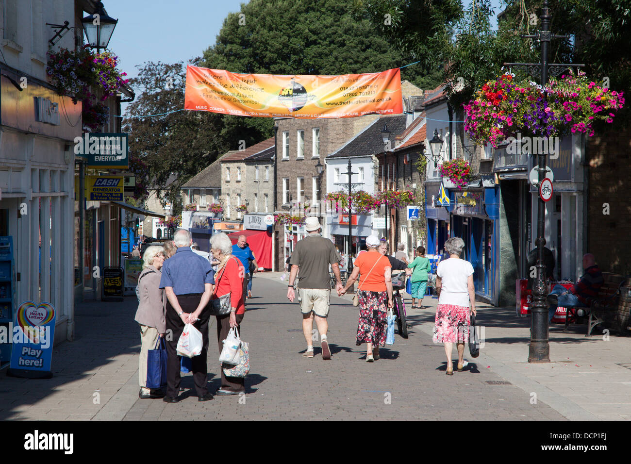 Thetford norfolk thetford town centre Banque d'image et photos - Alamy