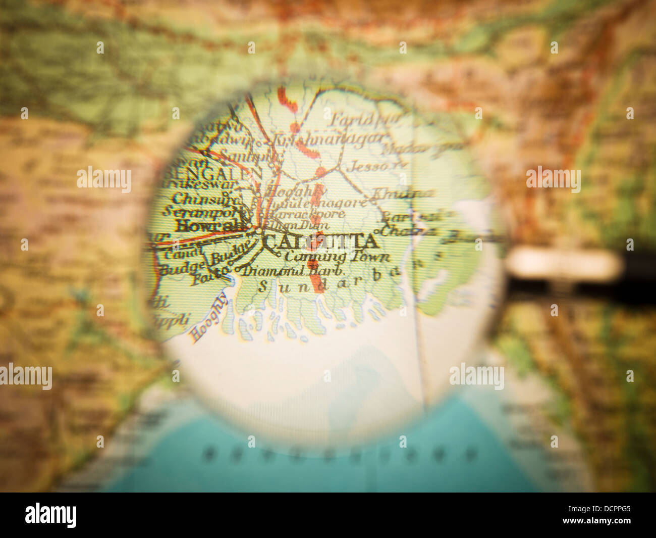 Map of calcutta Banque de photographies et d’images à haute résolution ...