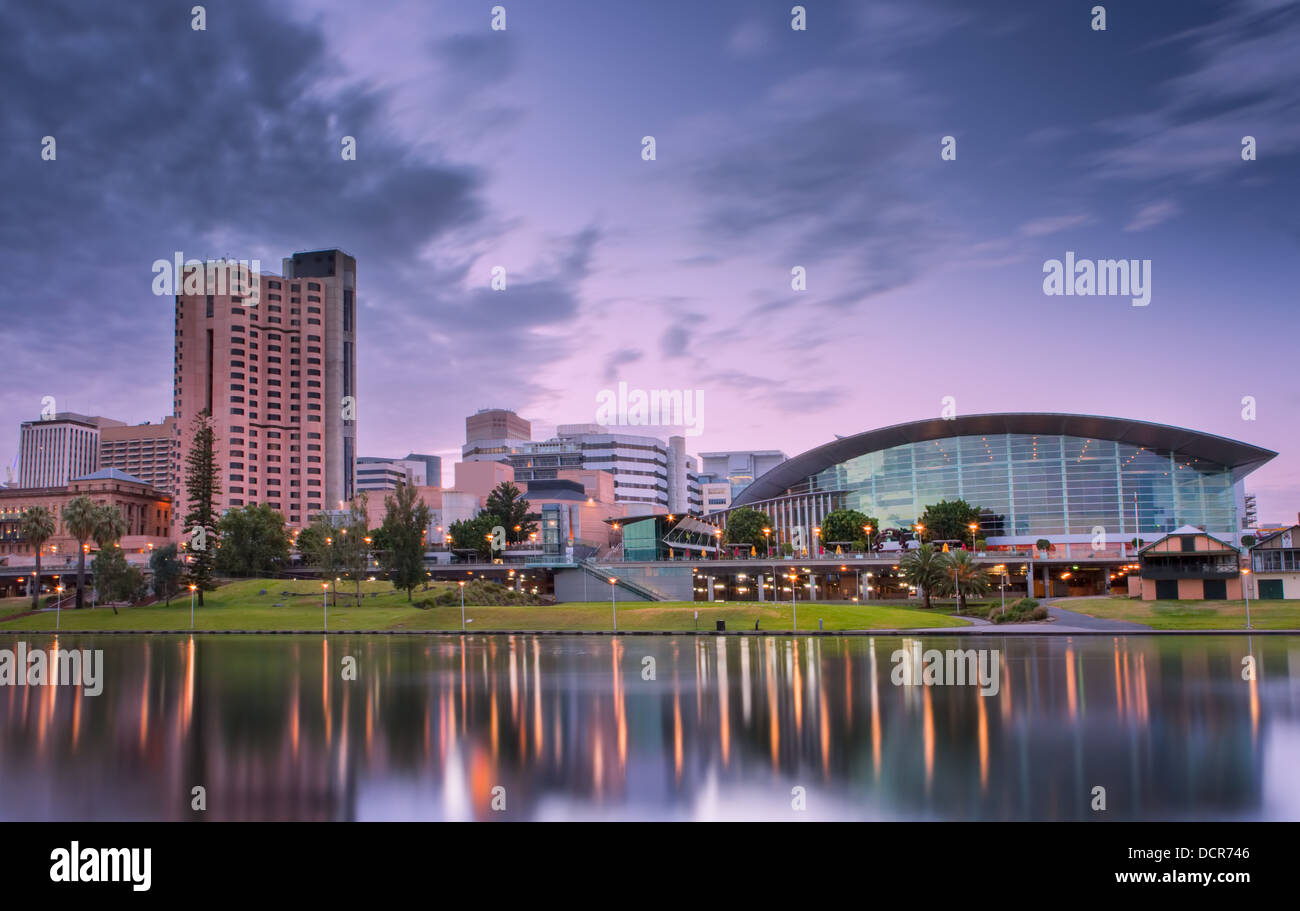 Adelaide city skyline Banque de photographies et d’images à haute ...
