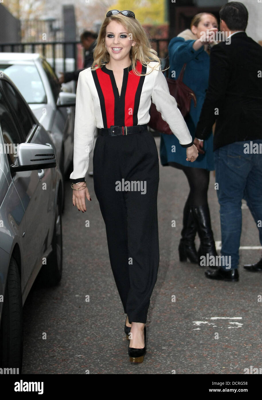 Lydia Lydia AKA lumineux Rose lumineux à la ITV studios London, England ...