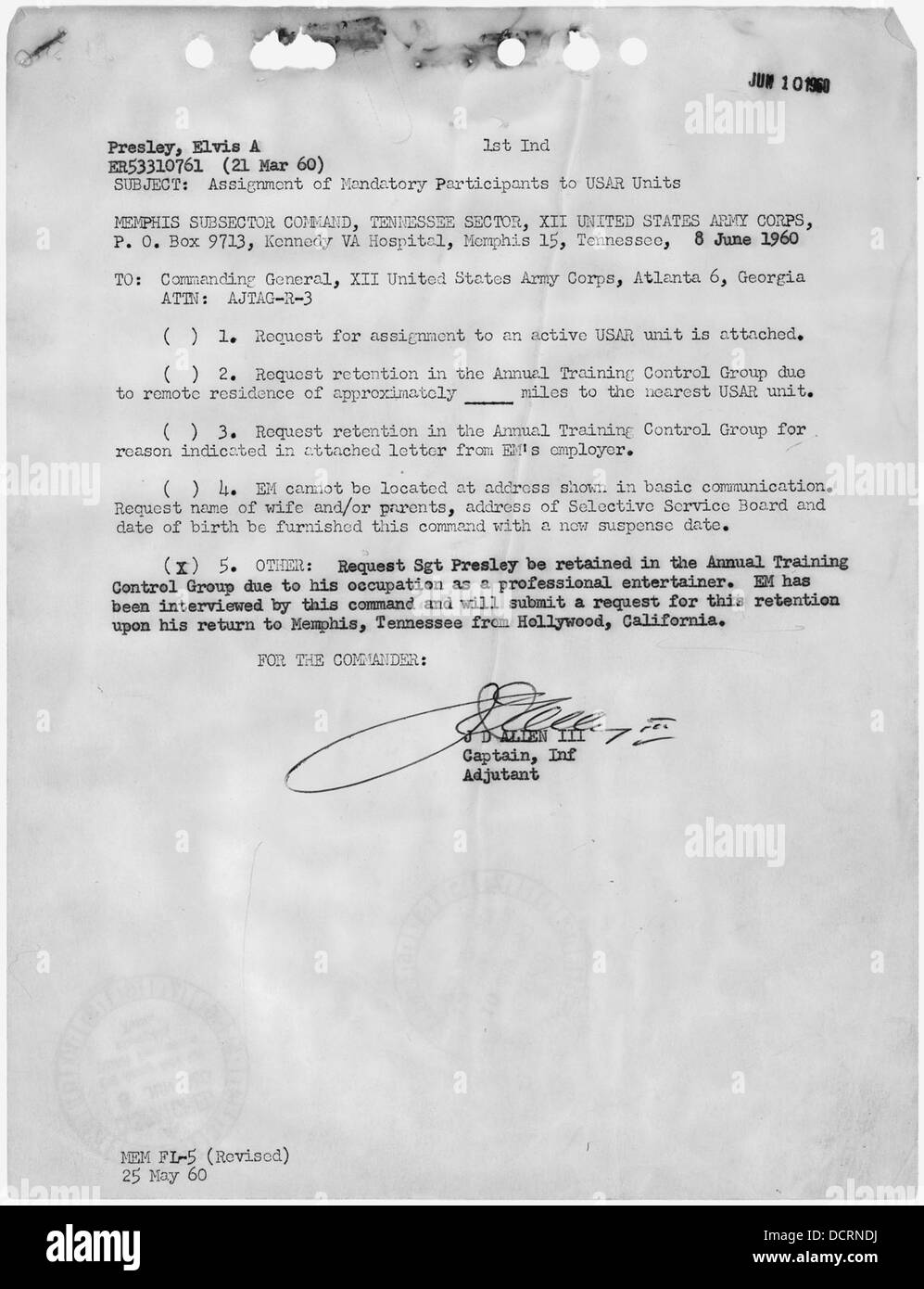 Affectation des participants obligatoires aux unités usar Banque de ...