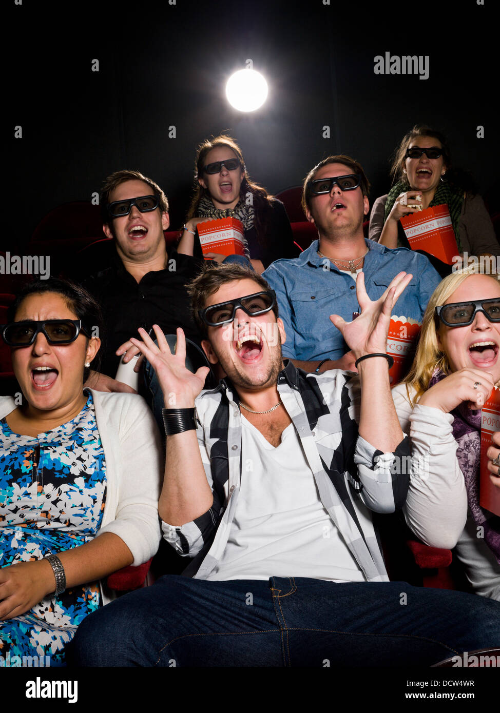 Spectateurs 3d cinéma Banque de photographies et d’images à haute ...