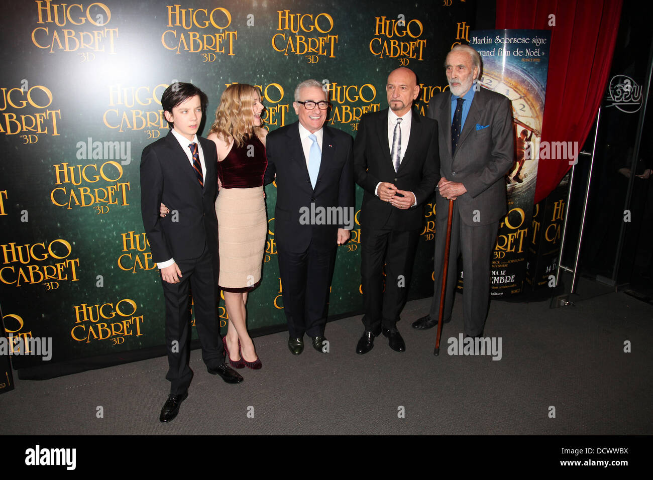 Asa Butterfield, Chloe Moretz, Ben Kingsley, Martin Scorsese et Sir ...