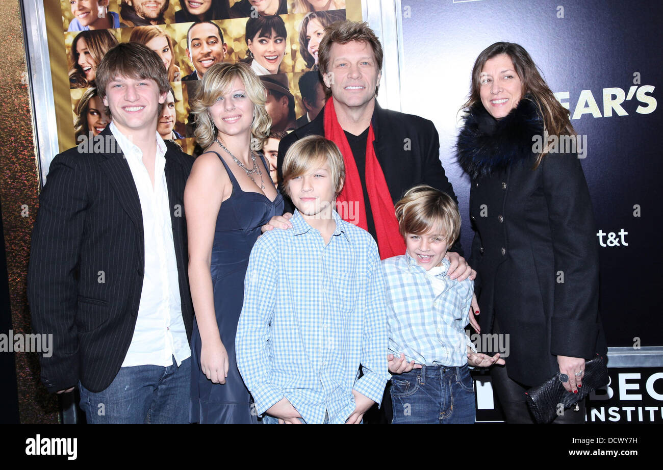 Jesse Bon Jovi, Stephanie Rose Bon Jovi, Romeo Jon Bon Jovi, Jon Bon ...