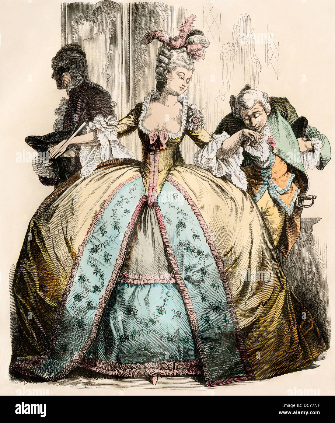 Kissing hand greeting Banque de photographies et d’images à haute ...