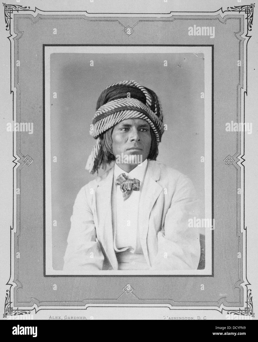 Pima tribe Banque d'images noir et blanc - Alamy