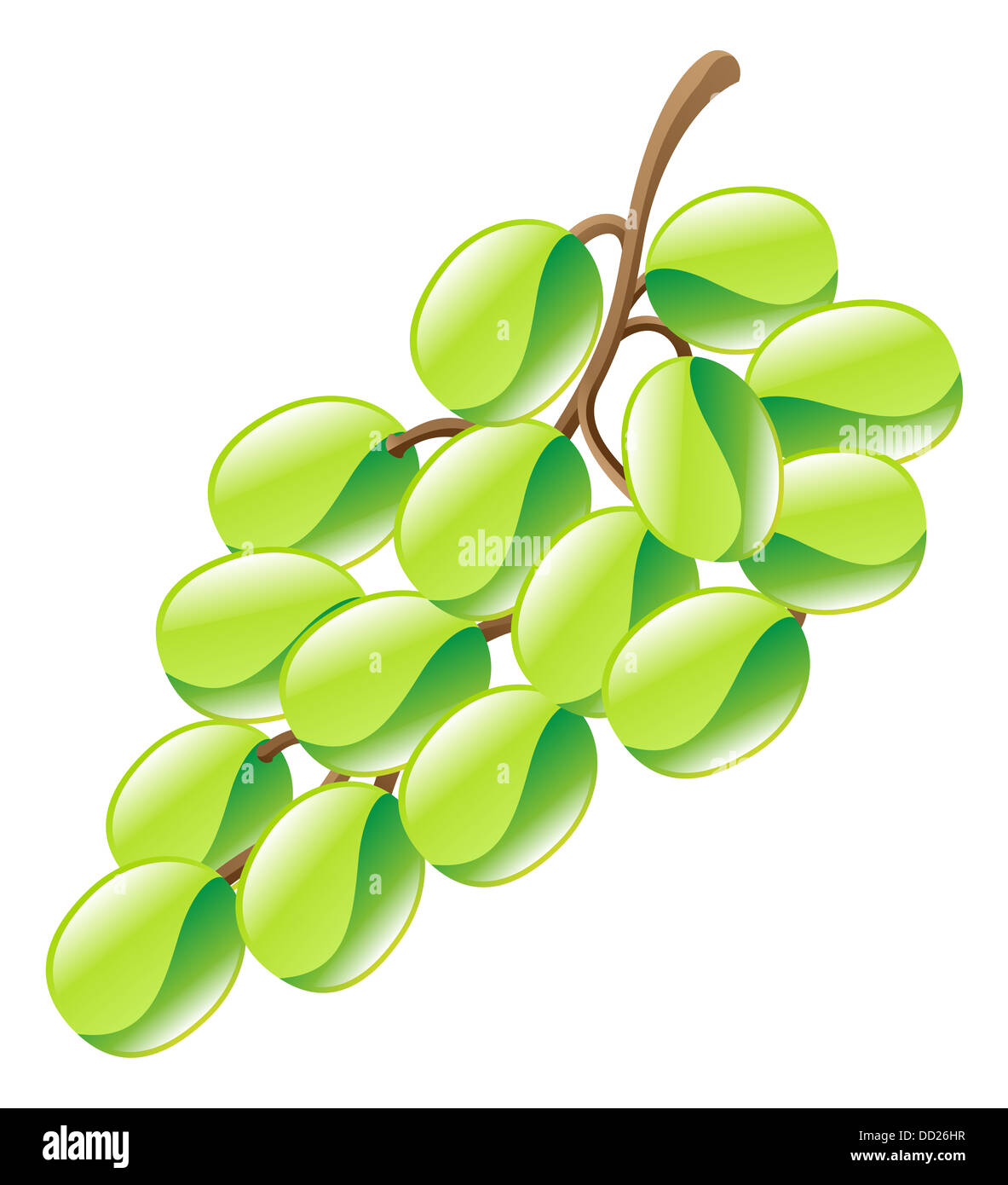 Bunch of grapes illustration Banque de photographies et d’images à ...