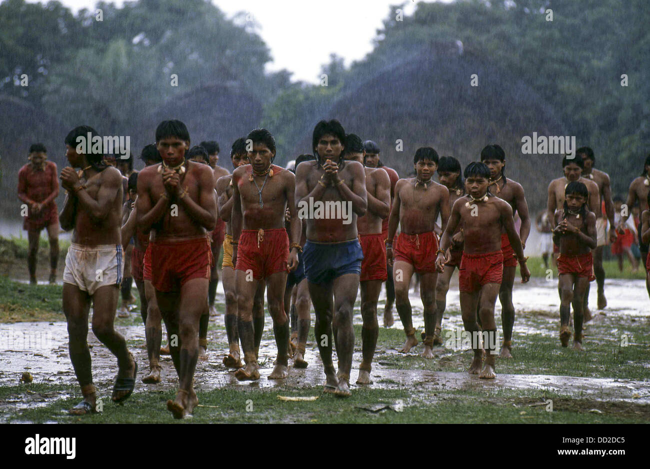 Amazon tribe dance Banque de photographies et d’images à haute ...