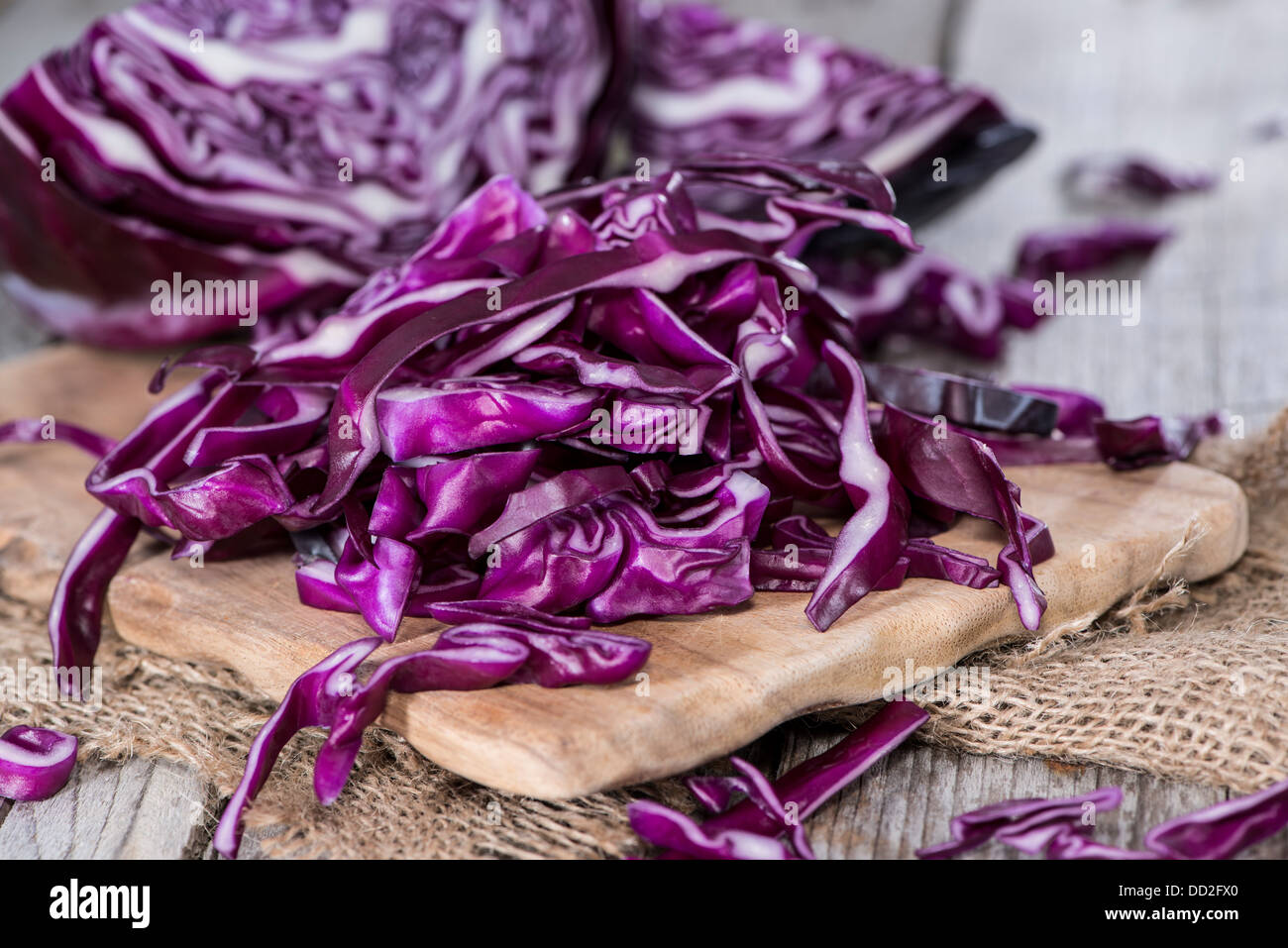 Salade de chou salade de chou rouge Banque de photographies et d’images ...