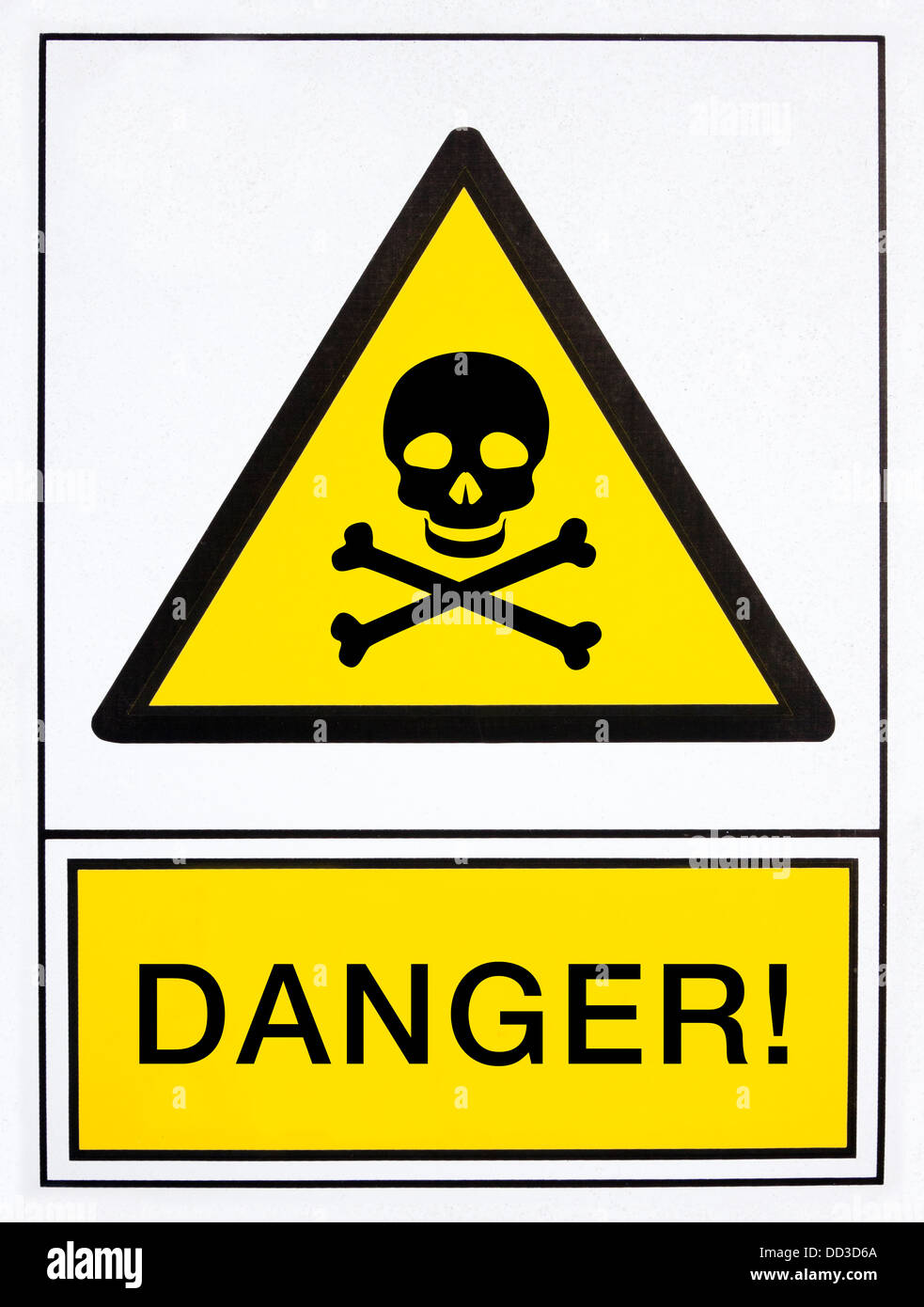 Signal de danger Banque de photographies et d’images à haute résolution ...