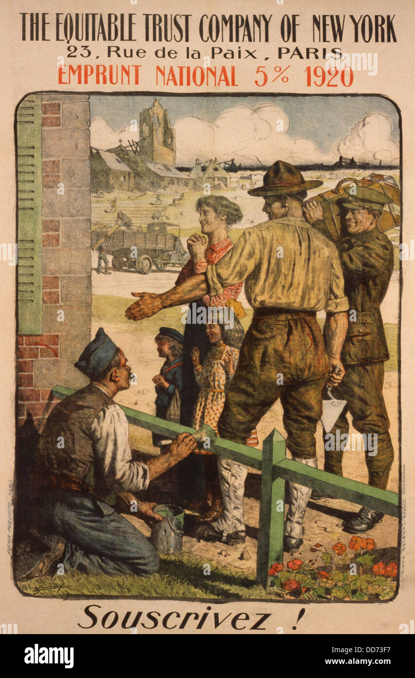 Affiche propagande militaire française Banque de photographies et d ...