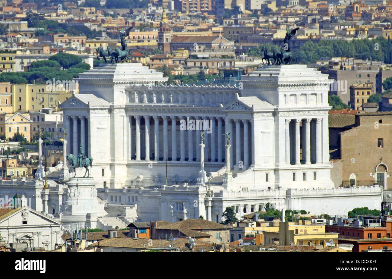 Monument national au roi vittorio emanuele ii Banque de photographies ...