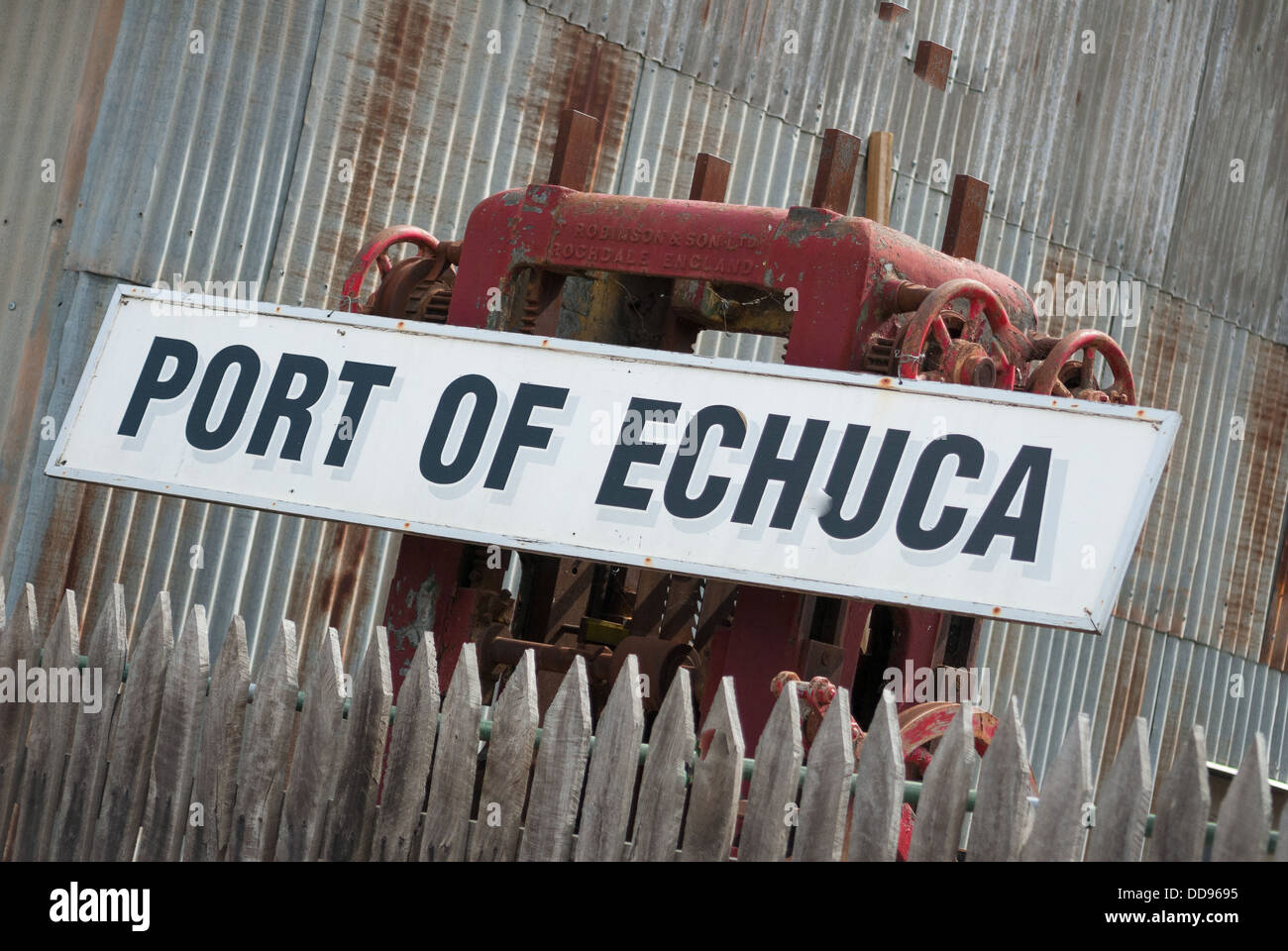 Echuca port historique Banque de photographies et d’images à haute ...