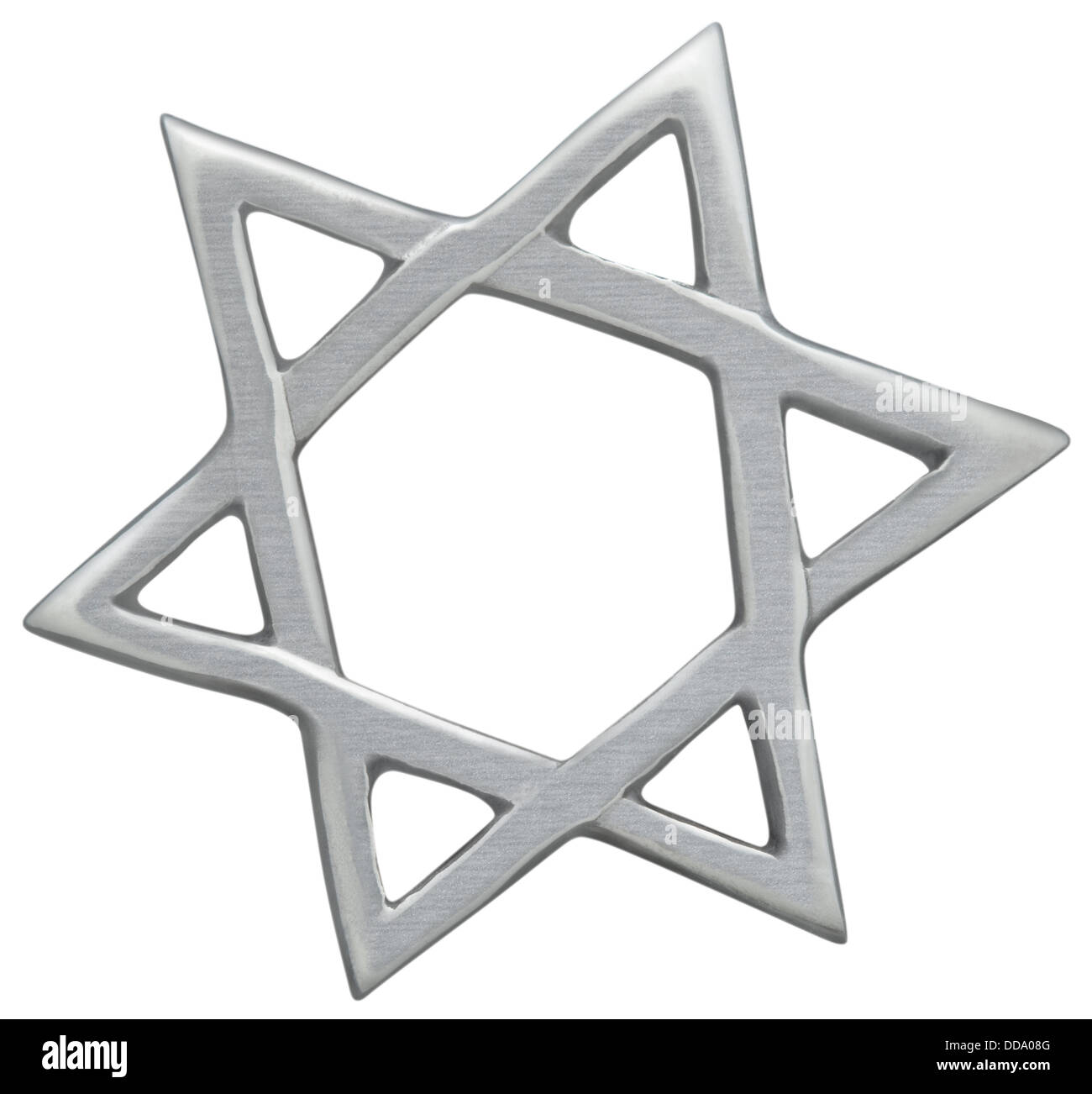 Symbole juif sur fond blanc, Close up Photo Stock - Alamy