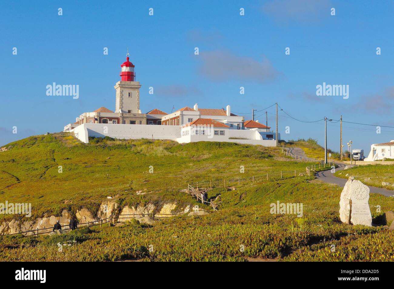 Le phare de Cabo da Roca au Cap da Roca district Côte de Lisbonne ...