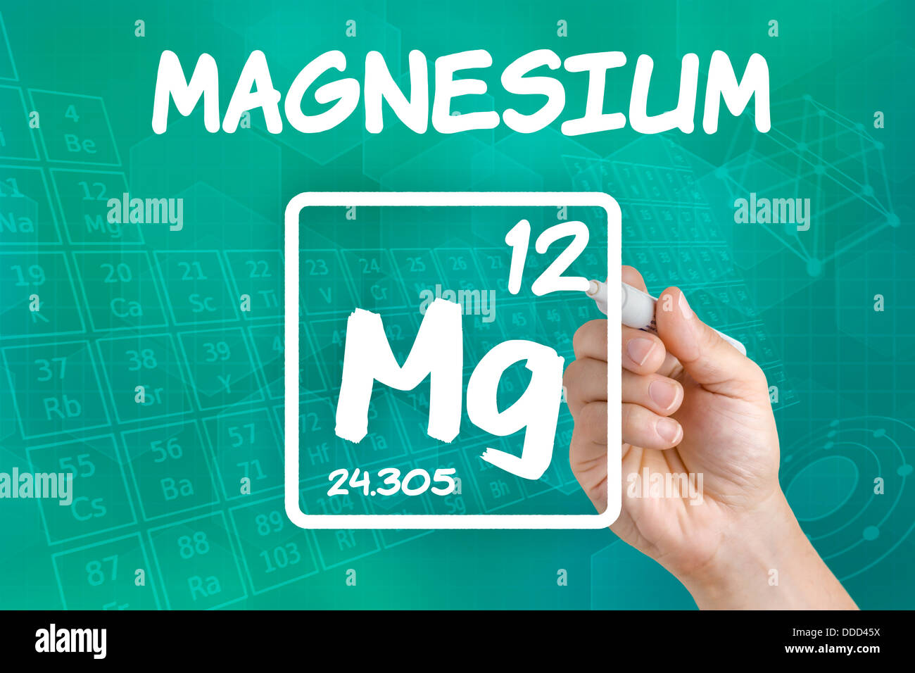 Magnesium Atom Banque d'image et photos - Alamy