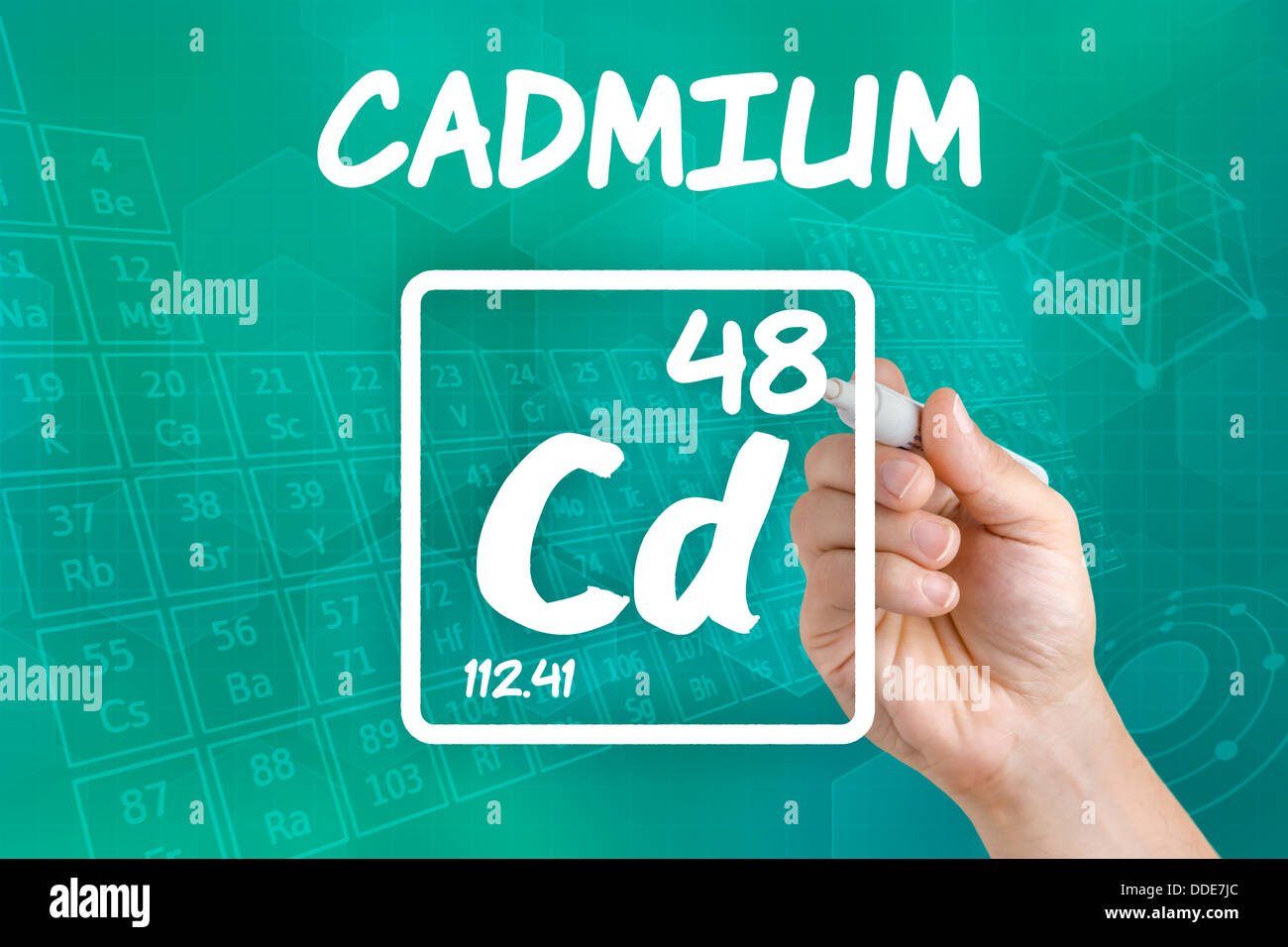 Cadmium atomic structure Banque de photographies et d’images à haute ...