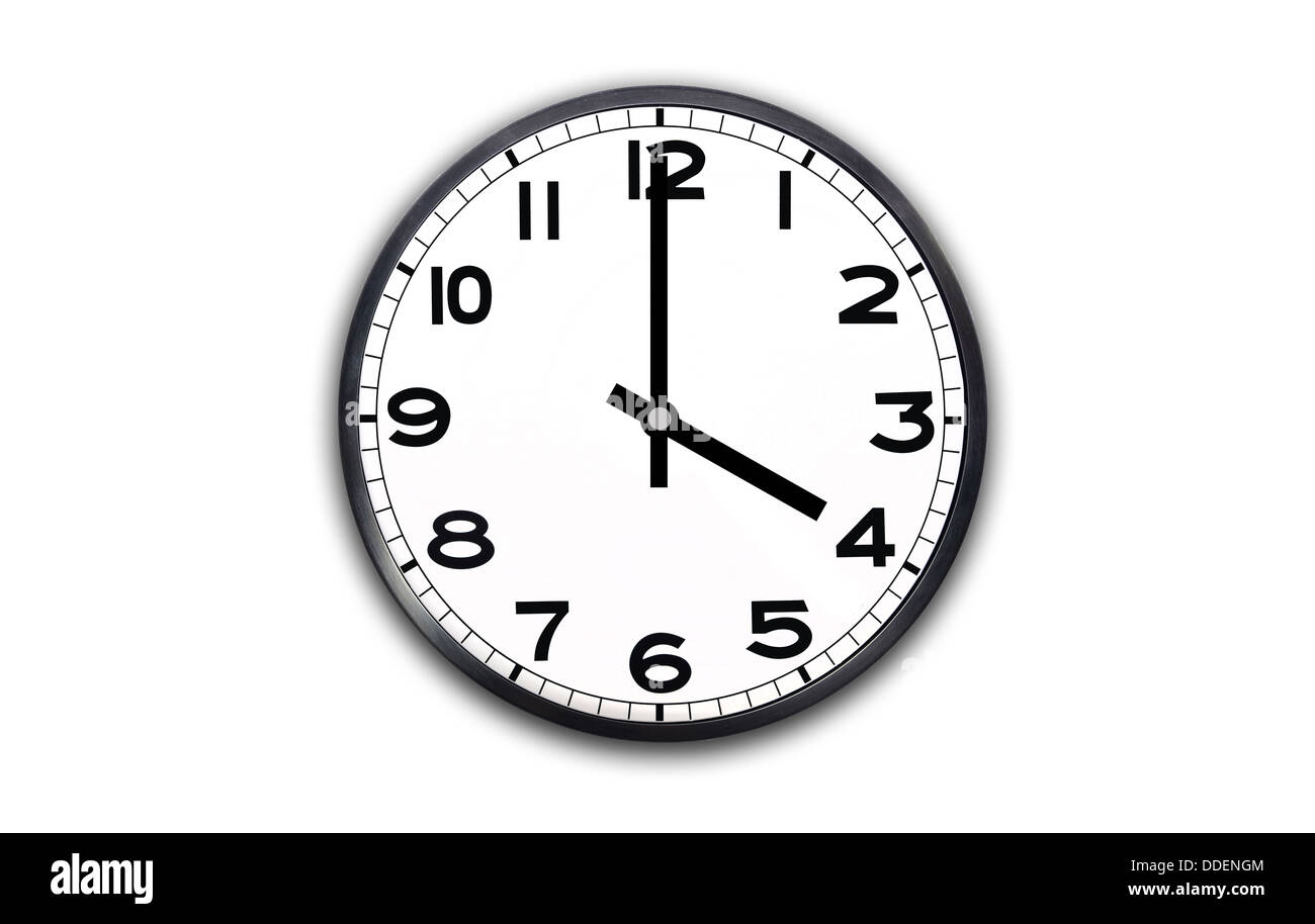 Clock 4 o'clock Banque de photographies et d’images à haute résolution ...