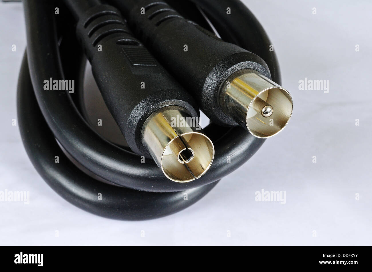 Two coaxial cable Banque de photographies et d’images à haute ...
