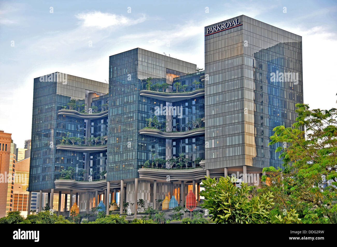 Singapore park royal hotel architecture Banque de photographies et d ...