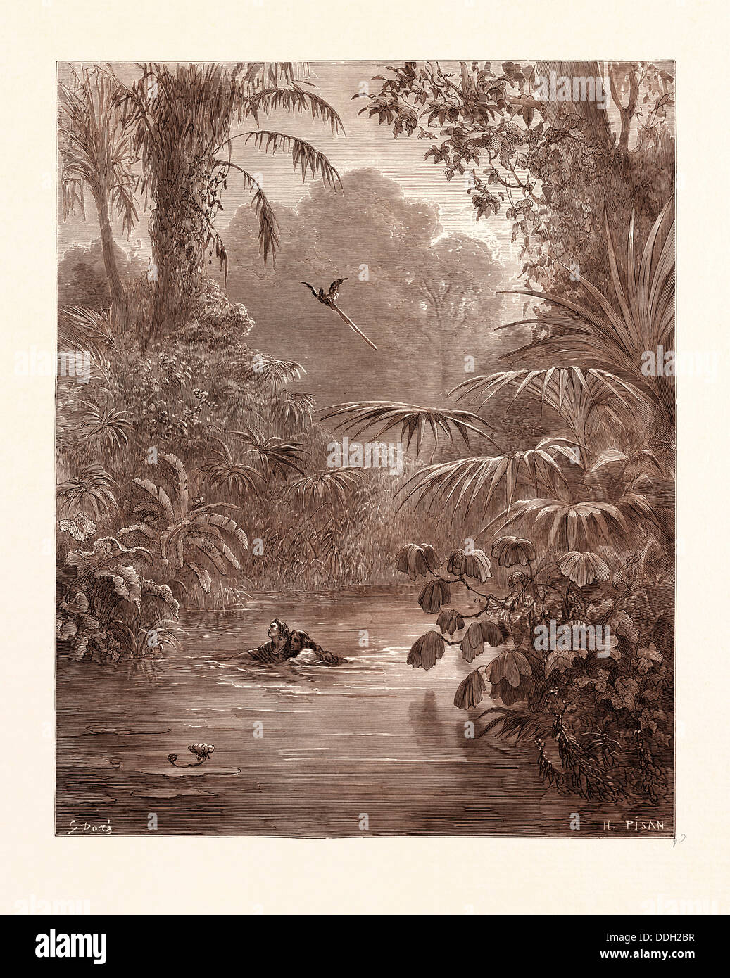 Atala gustave dore river Banque de photographies et d’images à haute ...