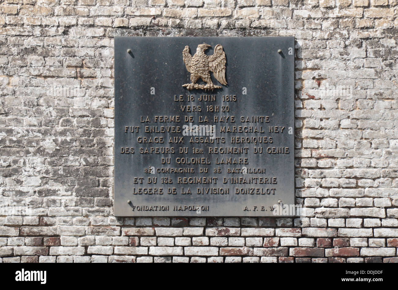 Waterloo battle major baring Banque de photographies et d’images à ...