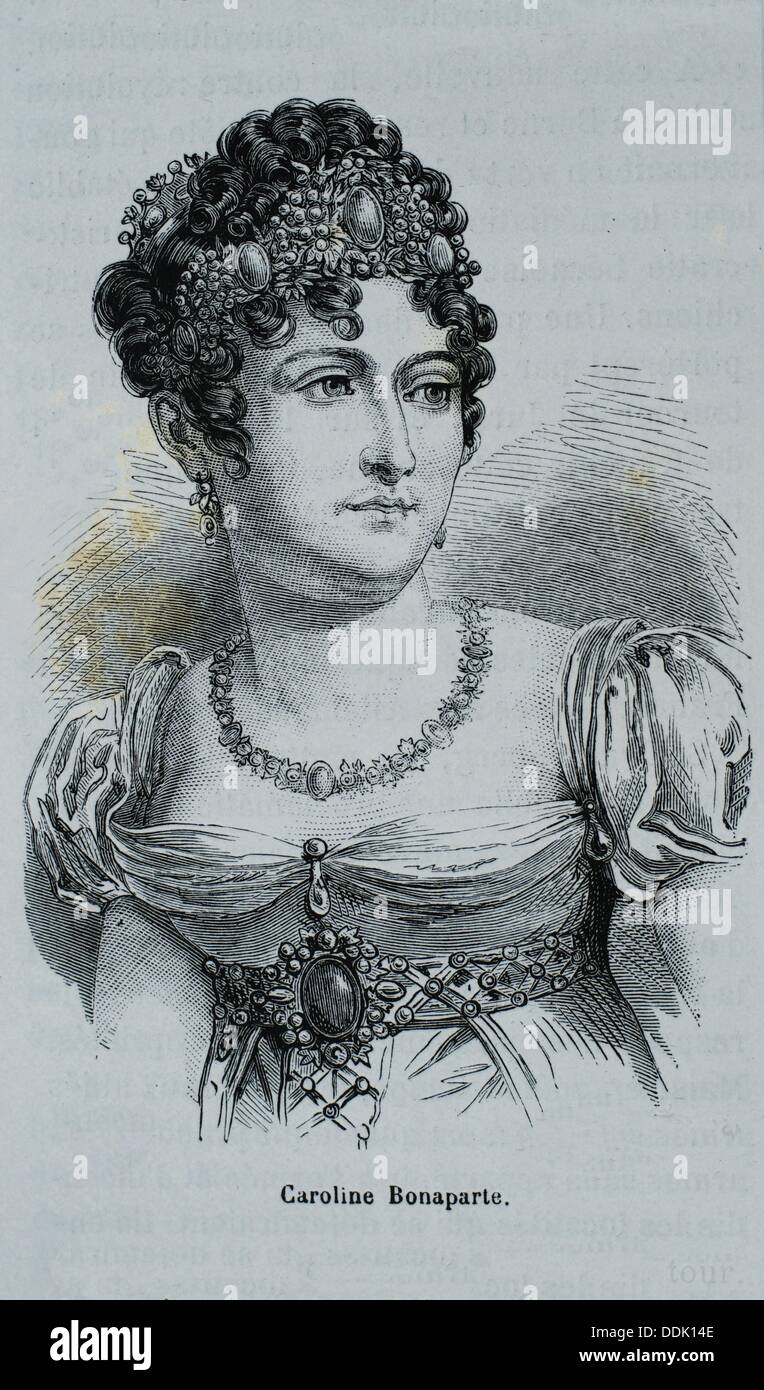 Carolina Bonaparte Carolina Annunziata Banque d'image et photos - Alamy