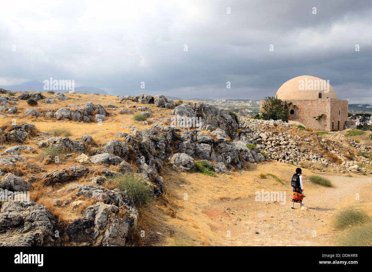 La mosquée du Sultan Ibrahim Han dans la forteresse vénitienne de ...