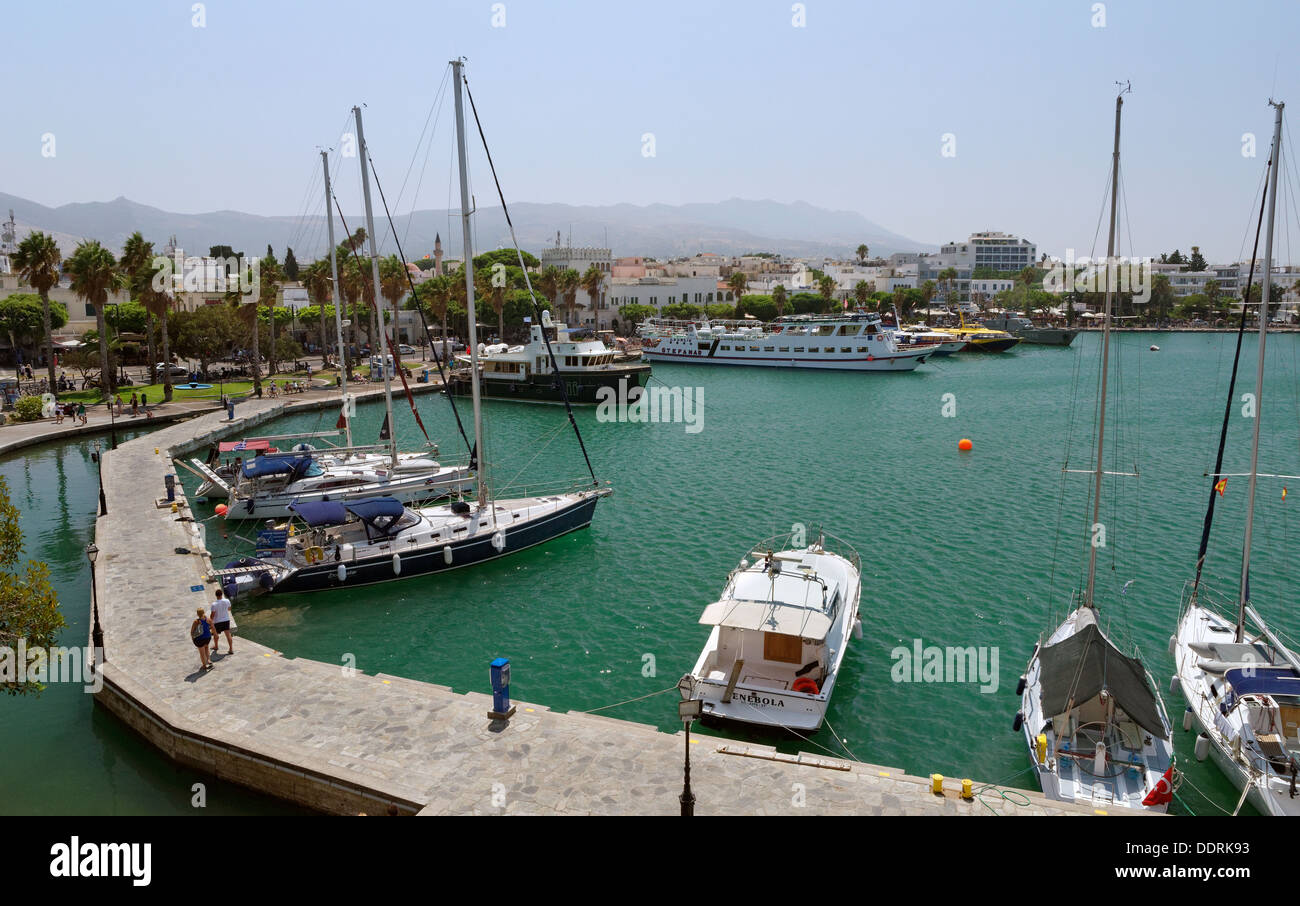 Kos yacht port quai du port Banque de photographies et d’images à haute ...