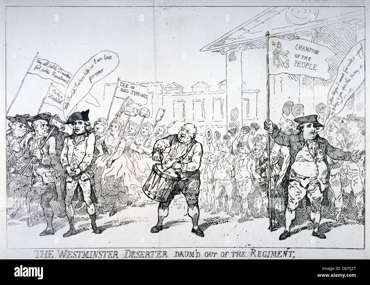 "Le déserteur de Westminster l'exécution de Tambour du régiment', 1784 ...