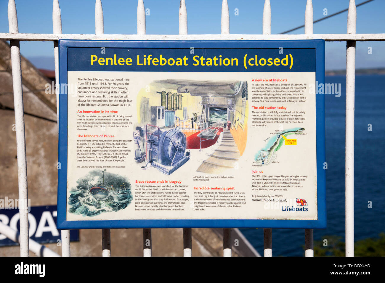 Penlee lifeboat Banque de photographies et d’images à haute résolution ...