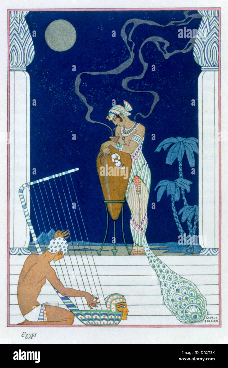 "Égypte", 1912. Artiste : Georges Barbier Photo Stock - Alamy