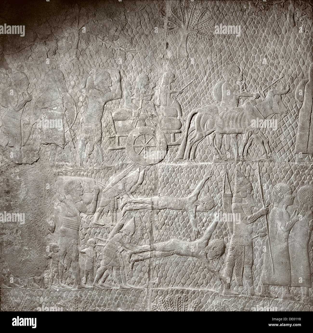 Assyrian palace sculpture Banque de photographies et d’images à haute ...