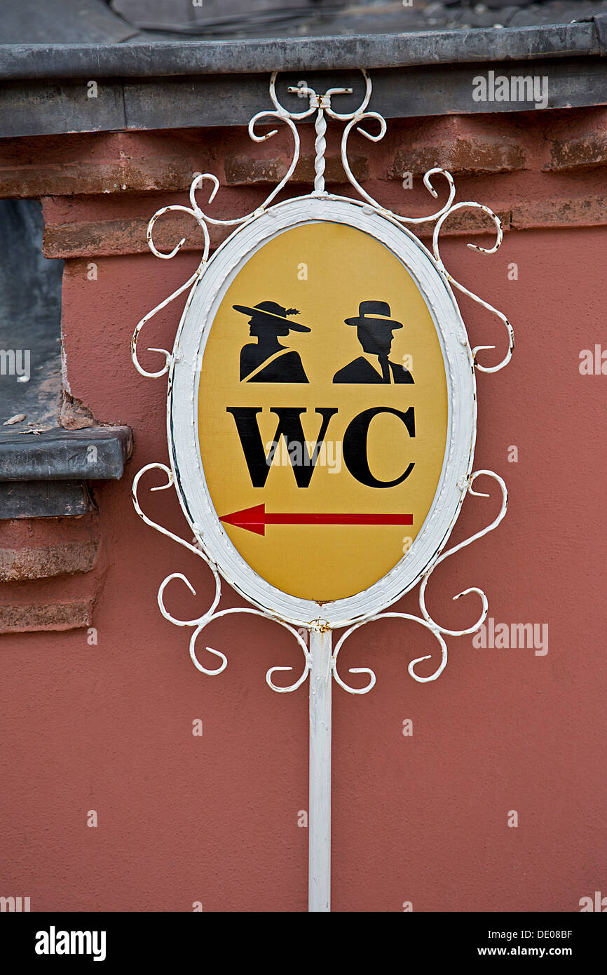 Signe wc dinde Banque de photographies et d’images à haute résolution ...