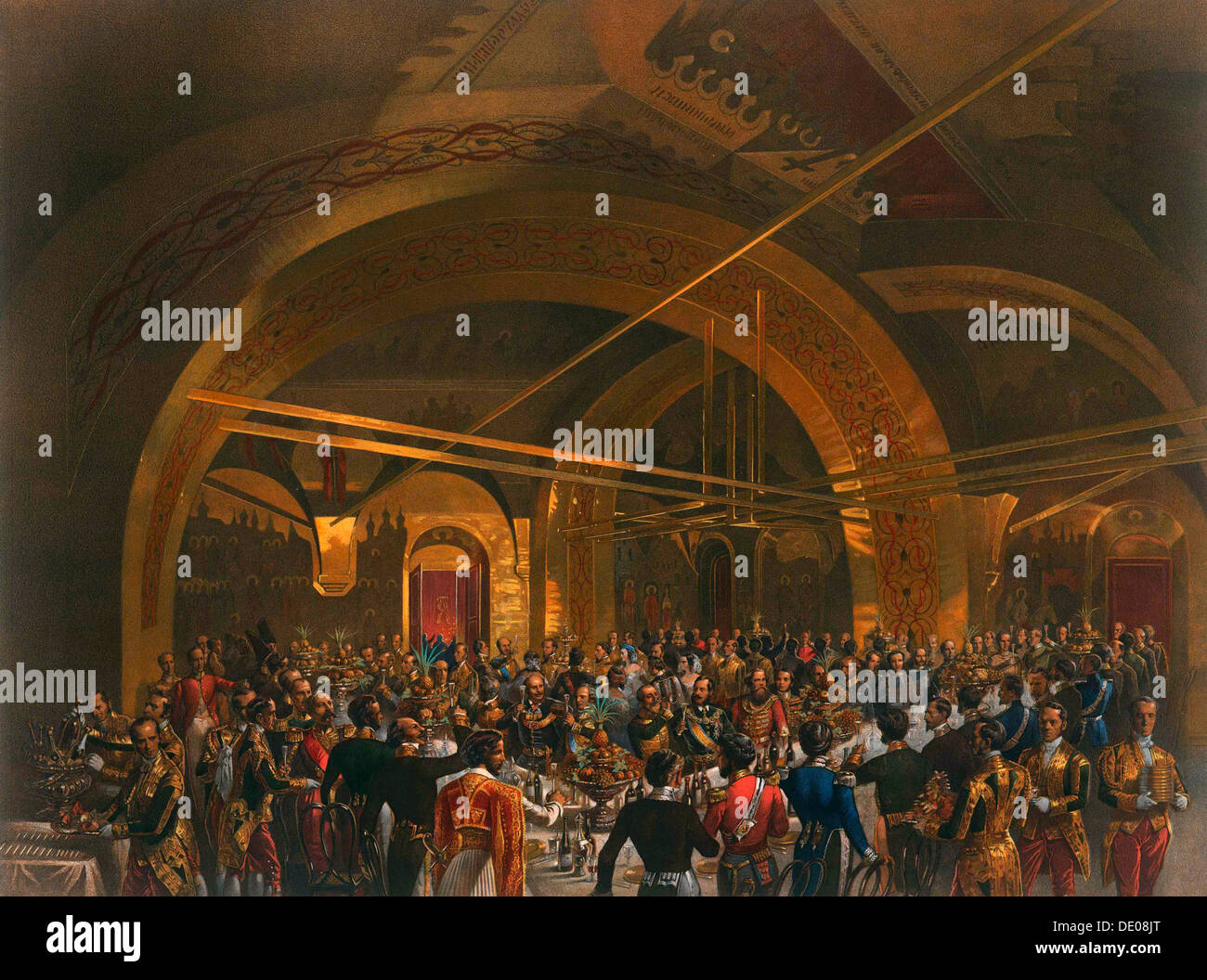 Table de banquet au kremlin de moscou Banque de photographies et d ...