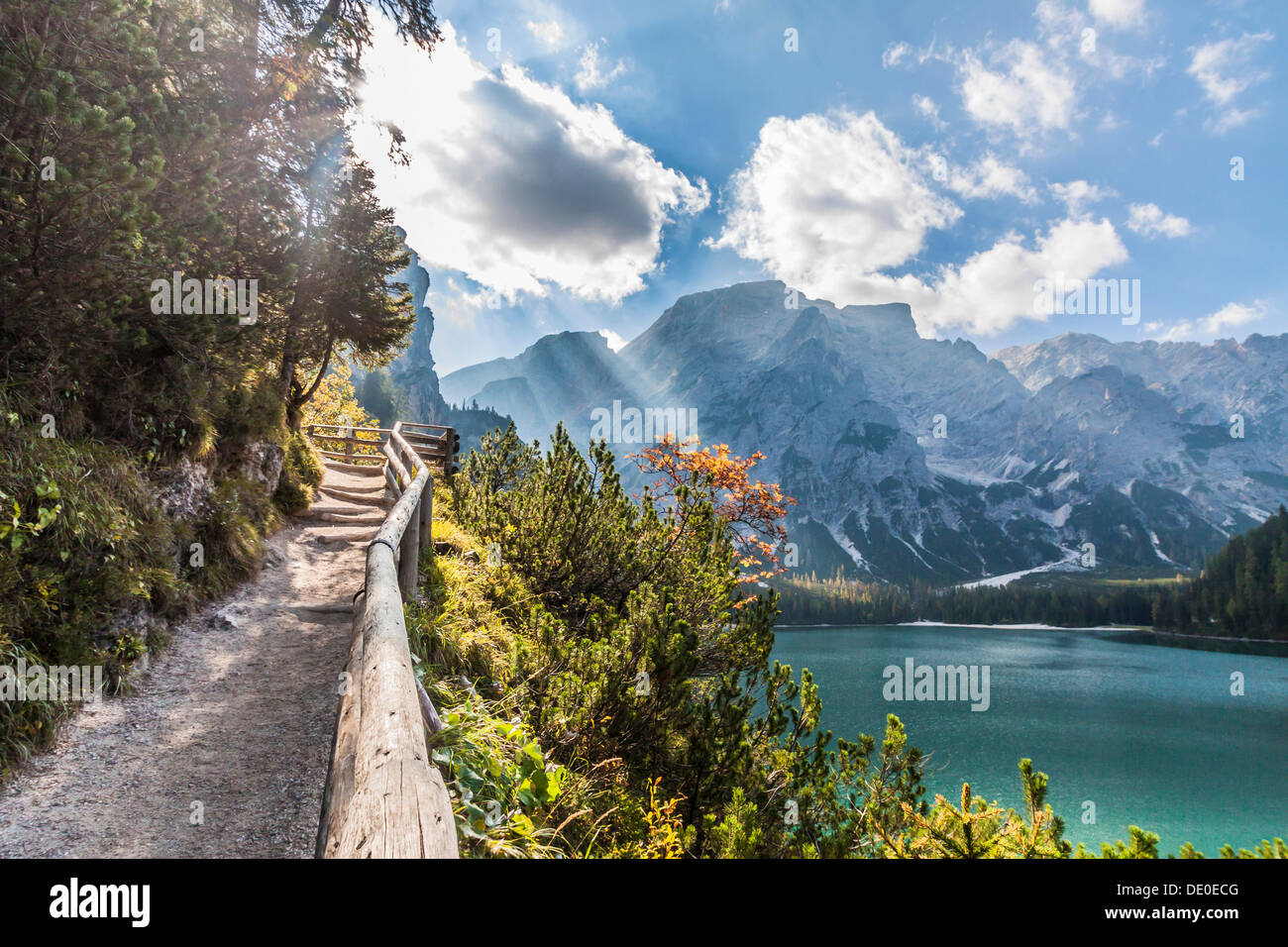 Braies Lake, lac Lago di Braies, Prags, Braies Braies, vallée ...