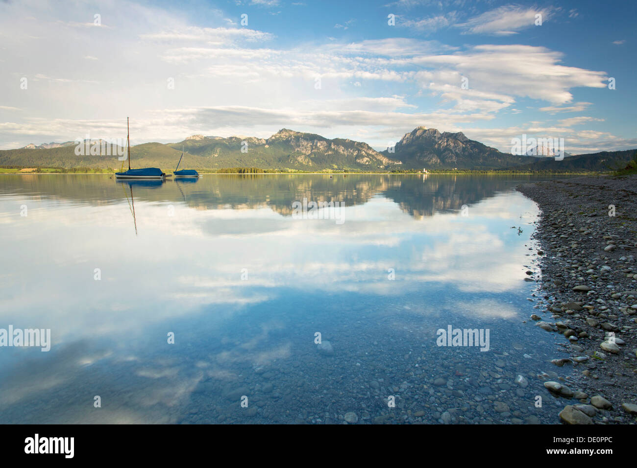 Lac forggensee allgaeu bavière Banque de photographies et d’images à ...