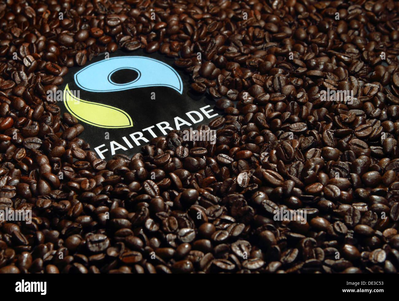 Fair trade coffee logo Banque de photographies et d images a haute resolution Alamy